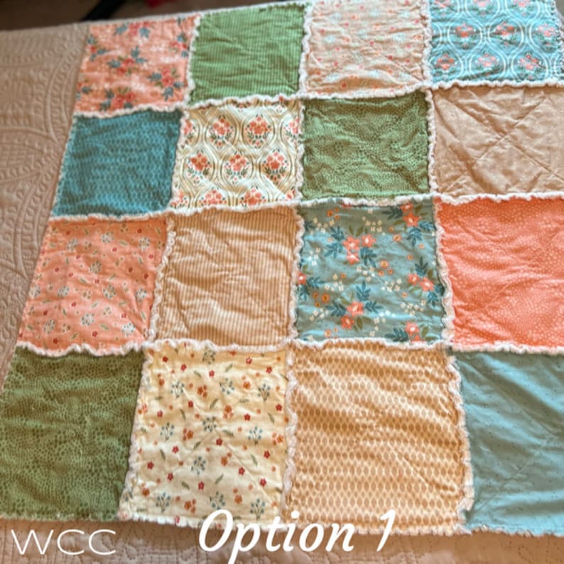 Toddler Rag Quilt | Childrens Rag Quilt | Baby Quilt | Baby Shower Gift ...