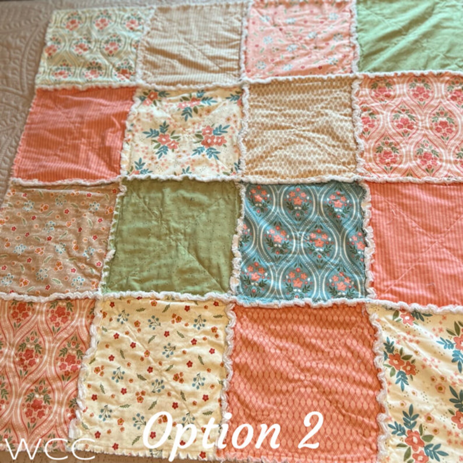 Toddler Rag Quilt | Childrens Rag Quilt | Baby Quilt | Baby Shower Gift ...