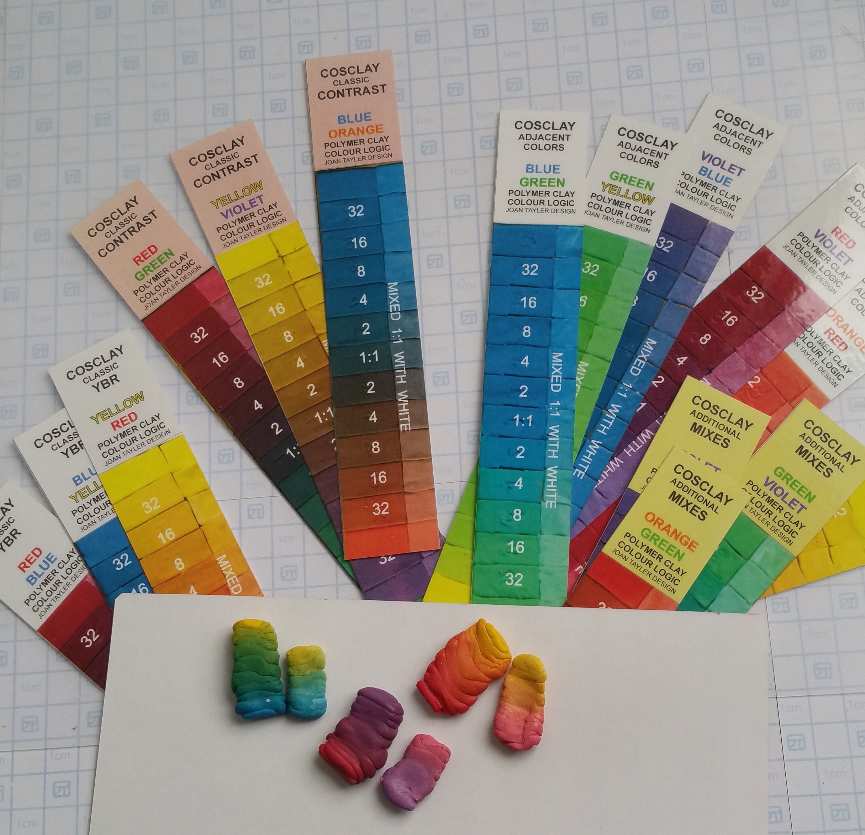 Downloadable Cosclay Deco Stepped Colour Cards - Etsy