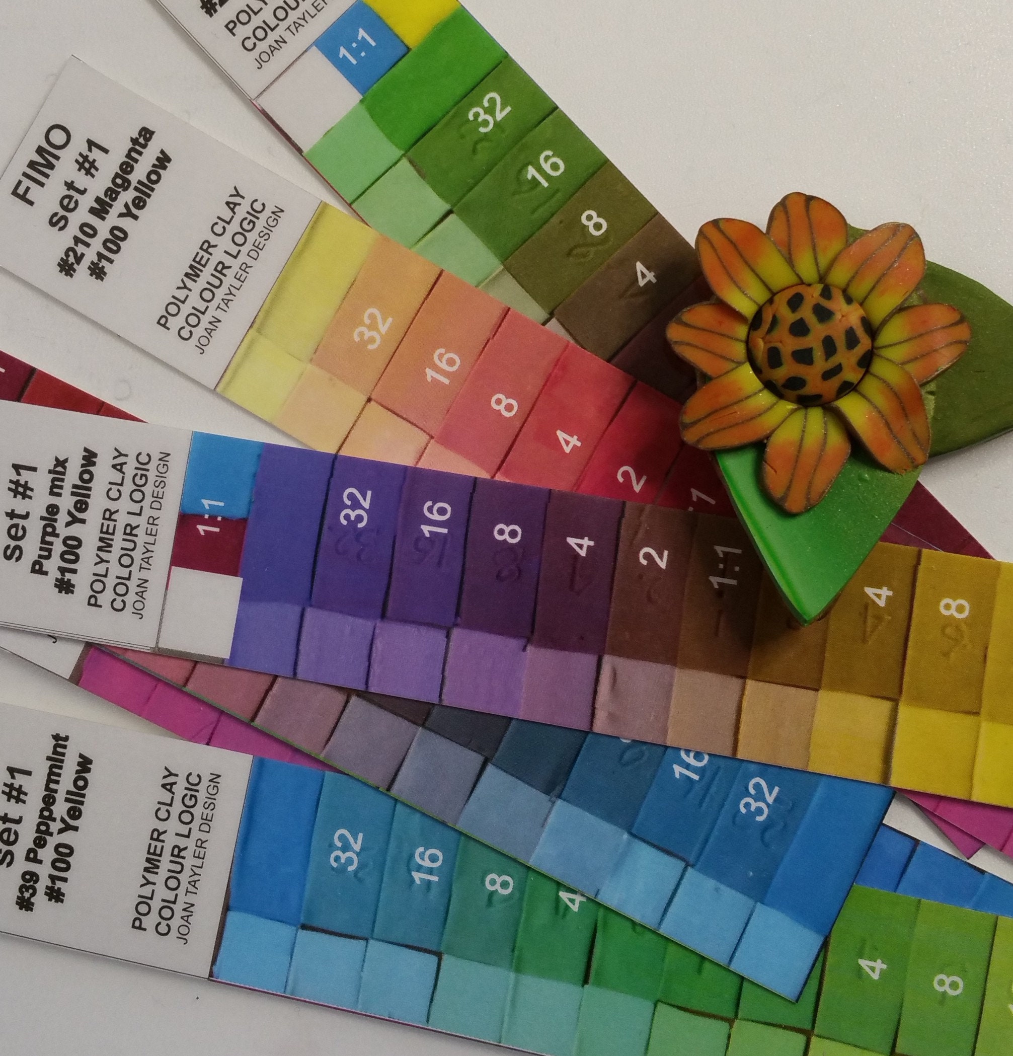 Downloadable Fimo01 Stepped Colour Cards - Etsy