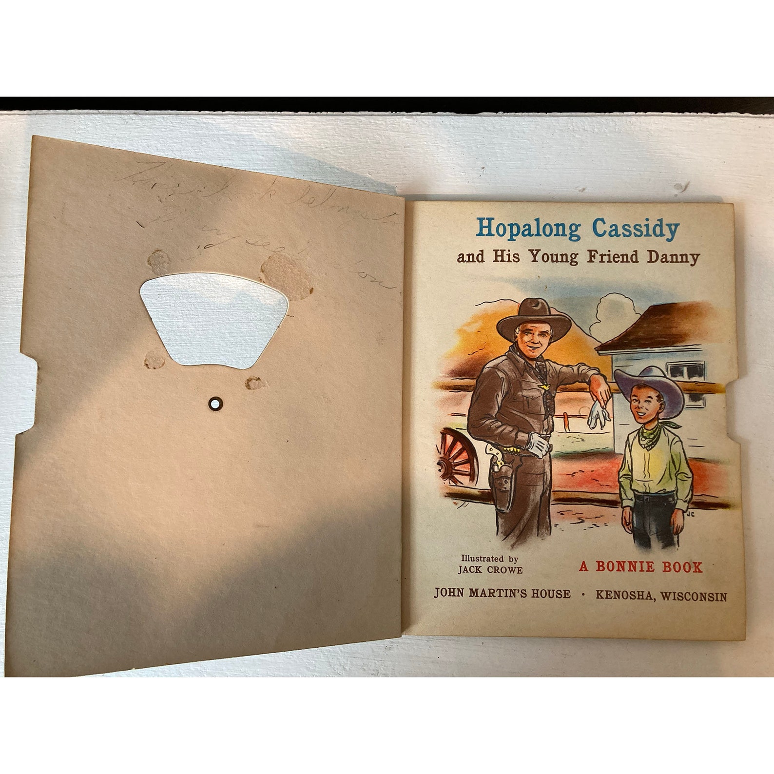 Vintage Hopalong Cassidy and His Young Friend Danny Book Vintage 1950 ...