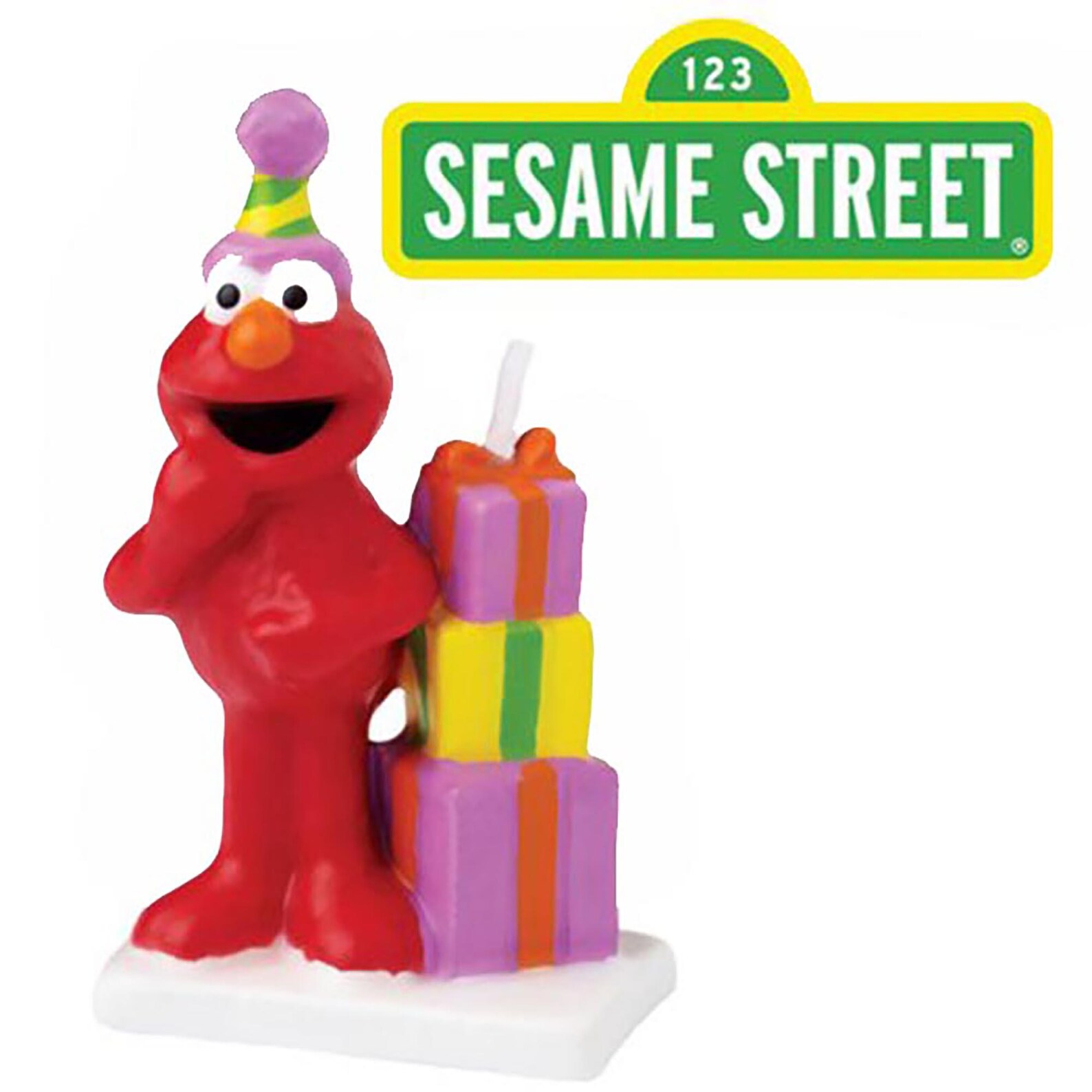 Elmo Sesame Street Birthday Candle 4.5 Tall - Etsy