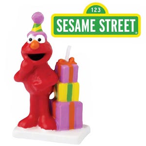 Elmo Sesame Street Birthday Candle 4.5 Tall - Etsy