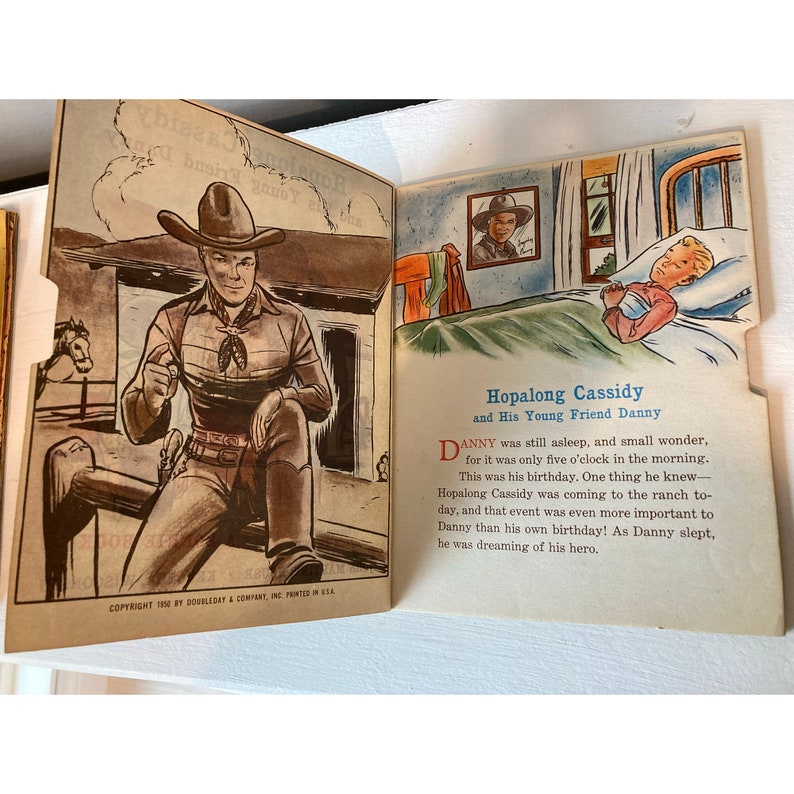 Vintage Hopalong Cassidy and His Young Friend Danny Book Vintage 1950 ...