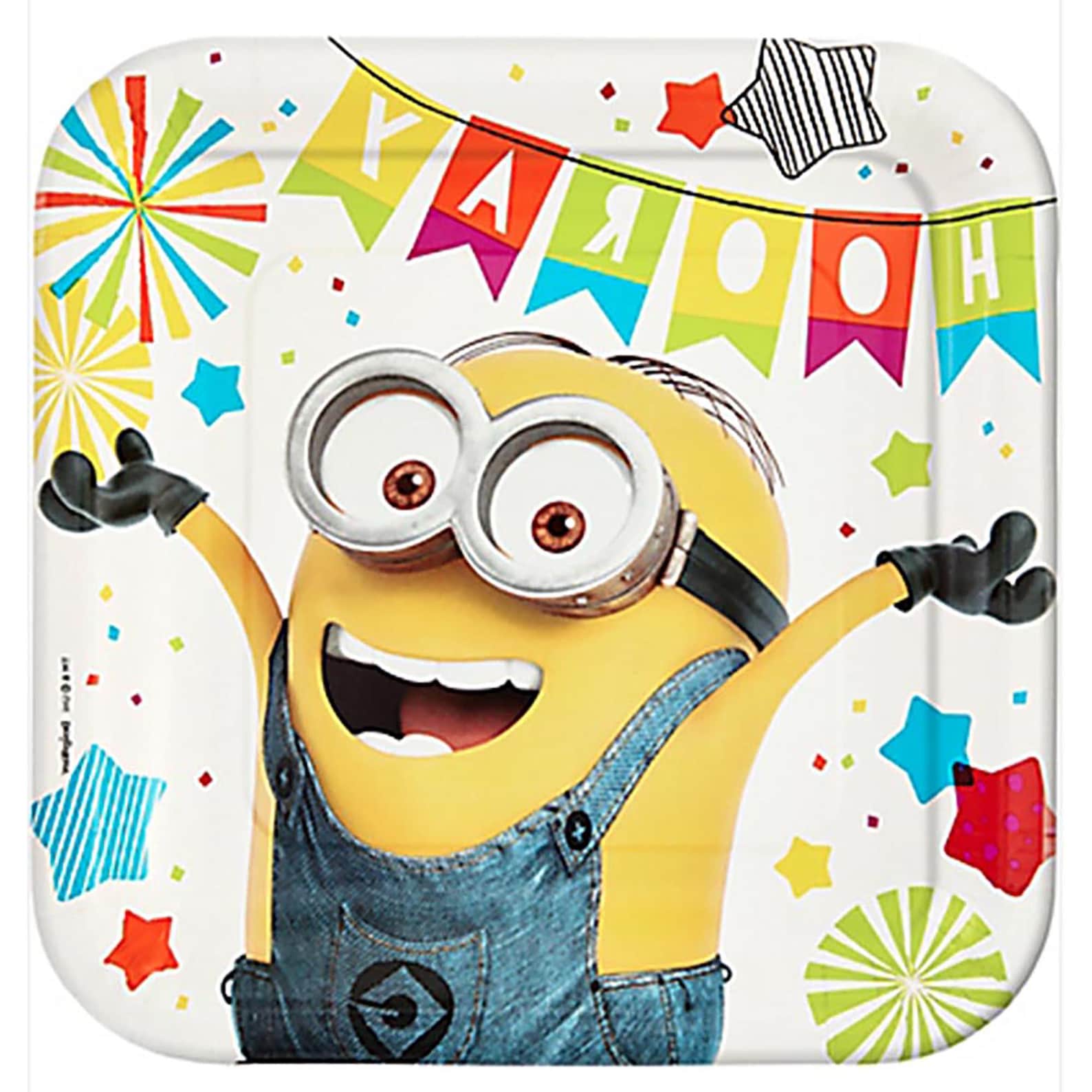 Despicable Me Hooray Lunch Plates 8 per Package Birthday Party ...
