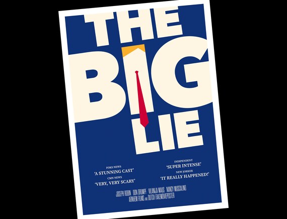THE BIG LIE Fake Movie Poster Instant Download Fun - Etsy