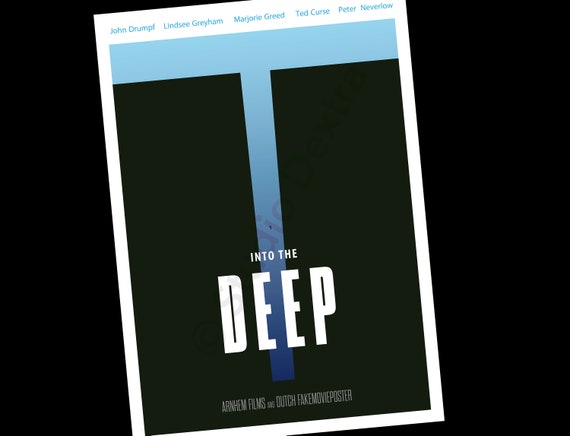 INTO THE DEEP Fake Movie Poster Instant Download Satire | Etsy