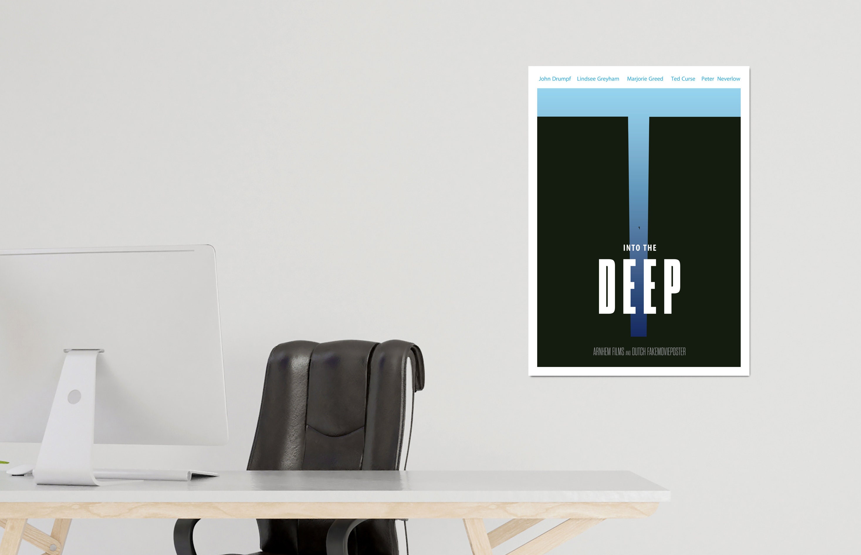 INTO THE DEEP Fake Movie Poster Instant Download Satire | Etsy