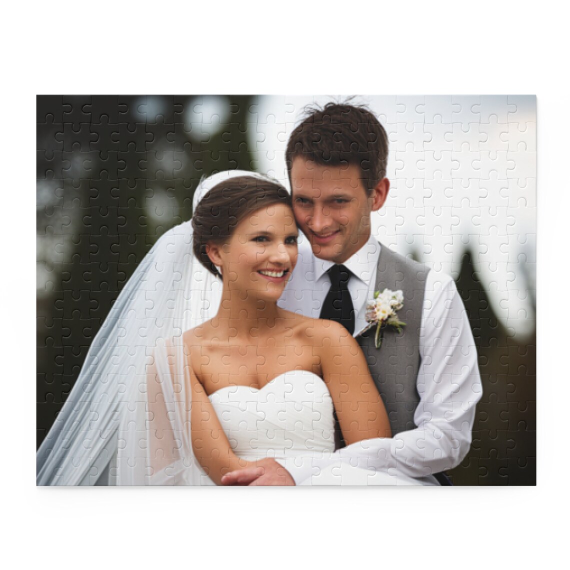 Custom Wedding Jigsaw Puzzle From Your Picture (120, 252-piece) Custom ...