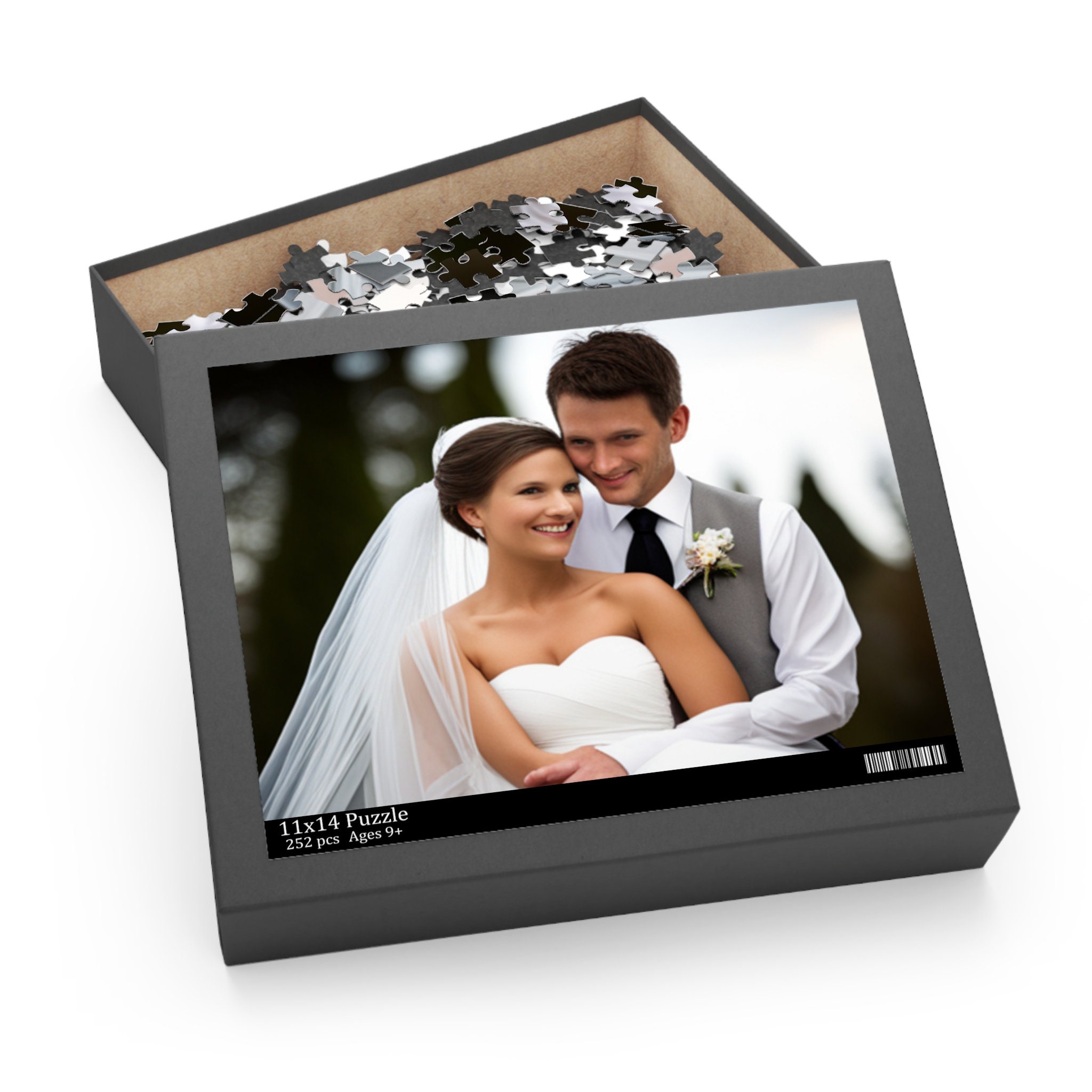 Custom Wedding Jigsaw Puzzle From Your Picture (120, 252-piece) Custom ...