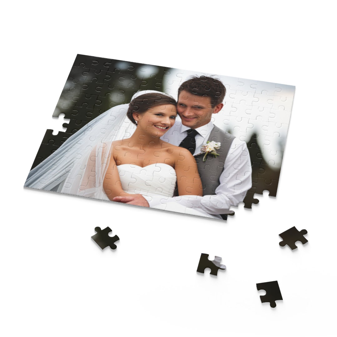Custom Wedding Jigsaw Puzzle From Your Picture (120, 252-piece) Custom ...