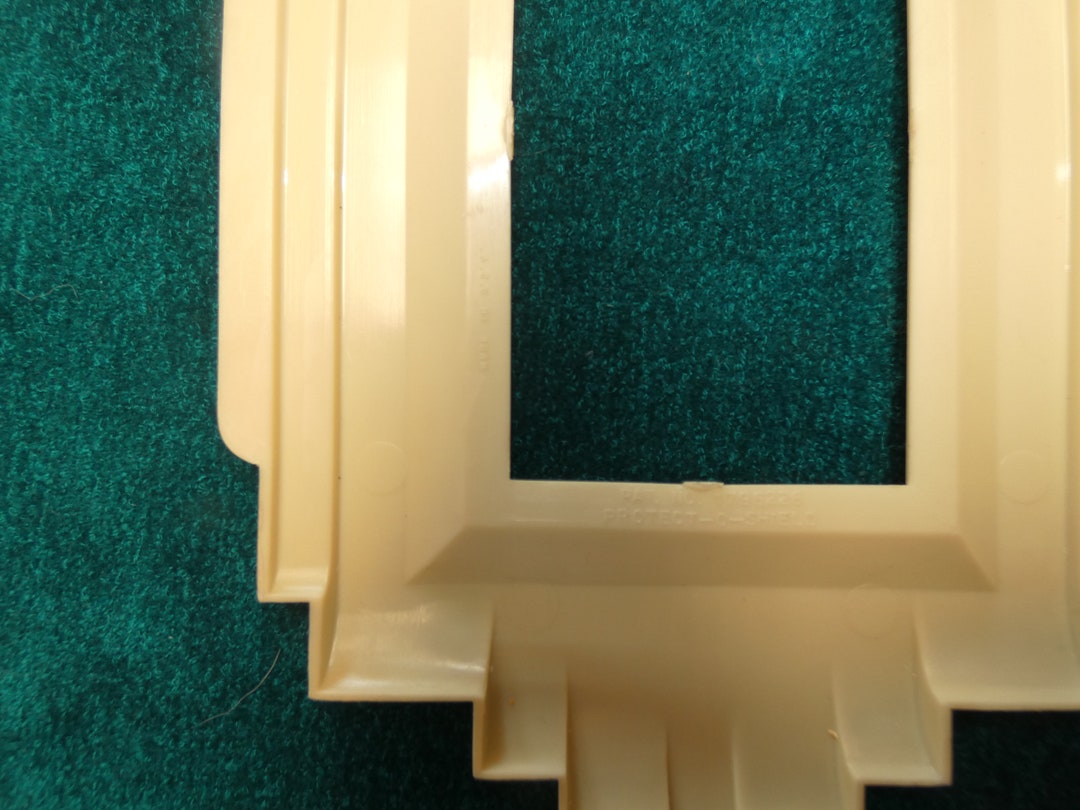 Vintage Plastic Light Switch Cover 80s Art Deco Made in USA Switchplate ...