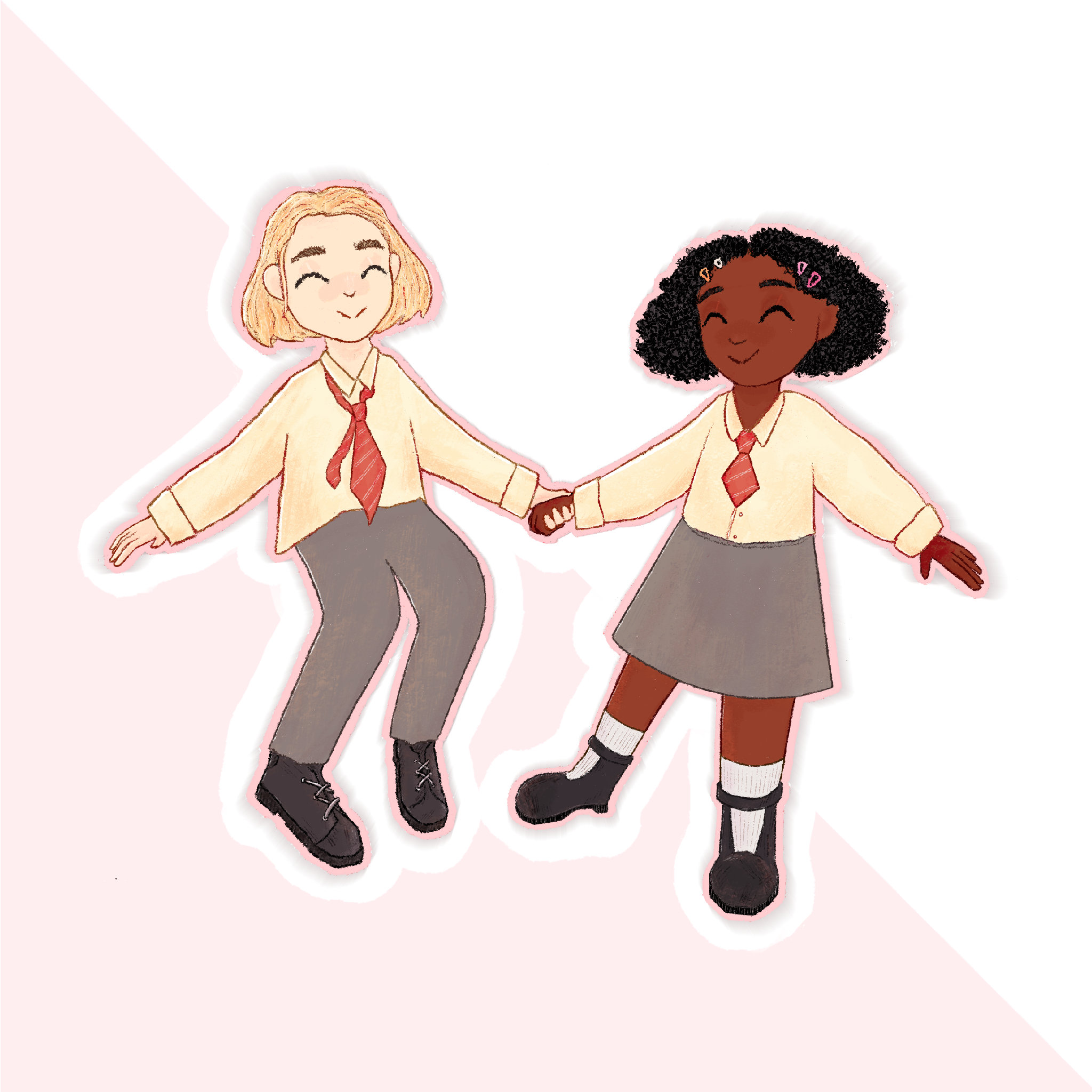 Taradarcy Hand Hold Sticker (heartstopper) - Etsy