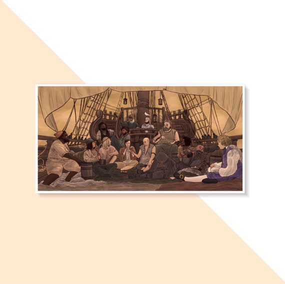The Revenge Crew Print our Flag Means Death - Etsy