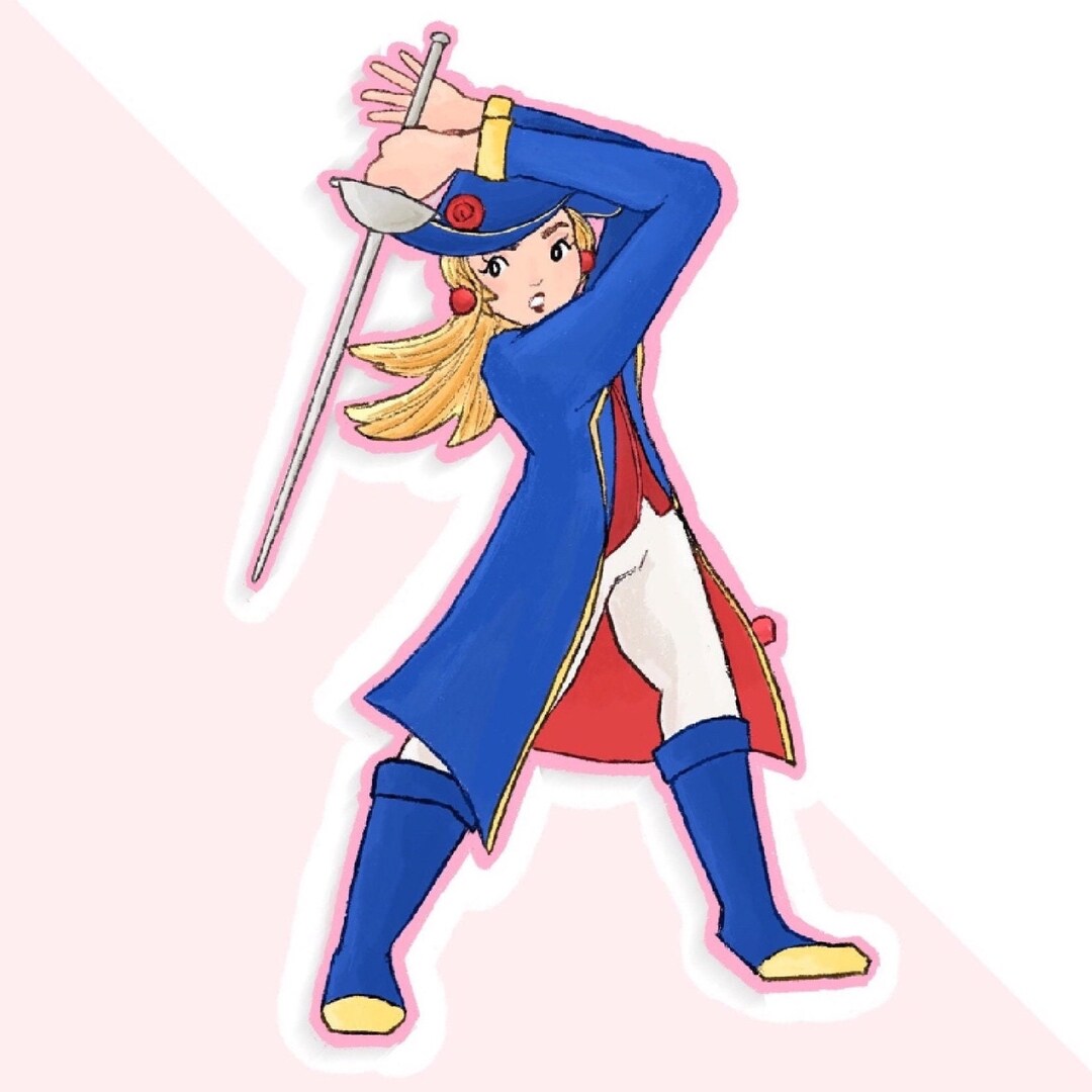 Swordfighter Peach Sticker (princess Peach: Showtime) - Etsy