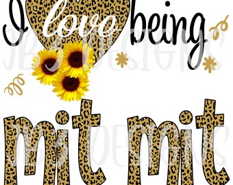 I Love Being a MIMI SVG and PNG Sublimation - Etsy