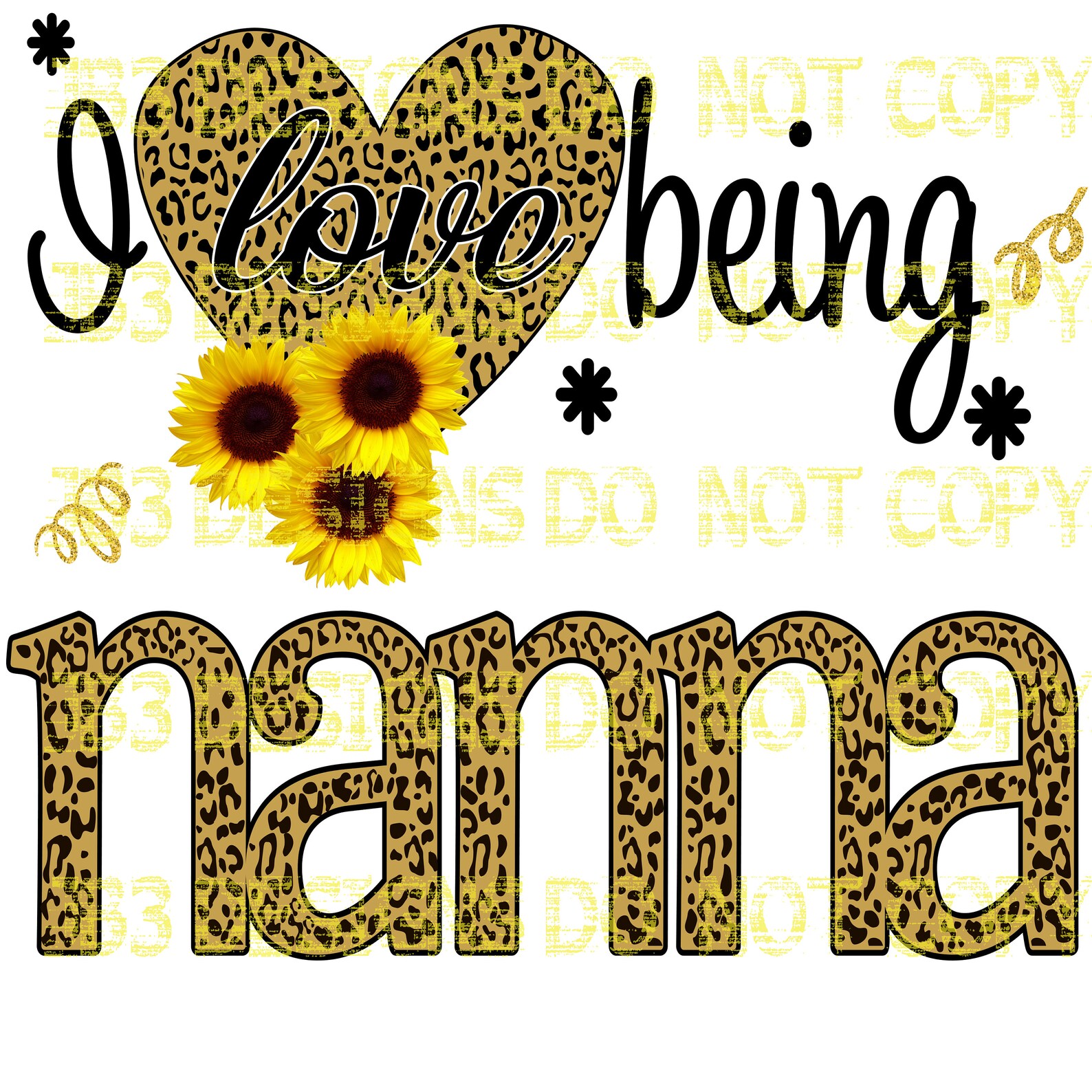 I Love Being a Nanna PNG Sublimation - Etsy