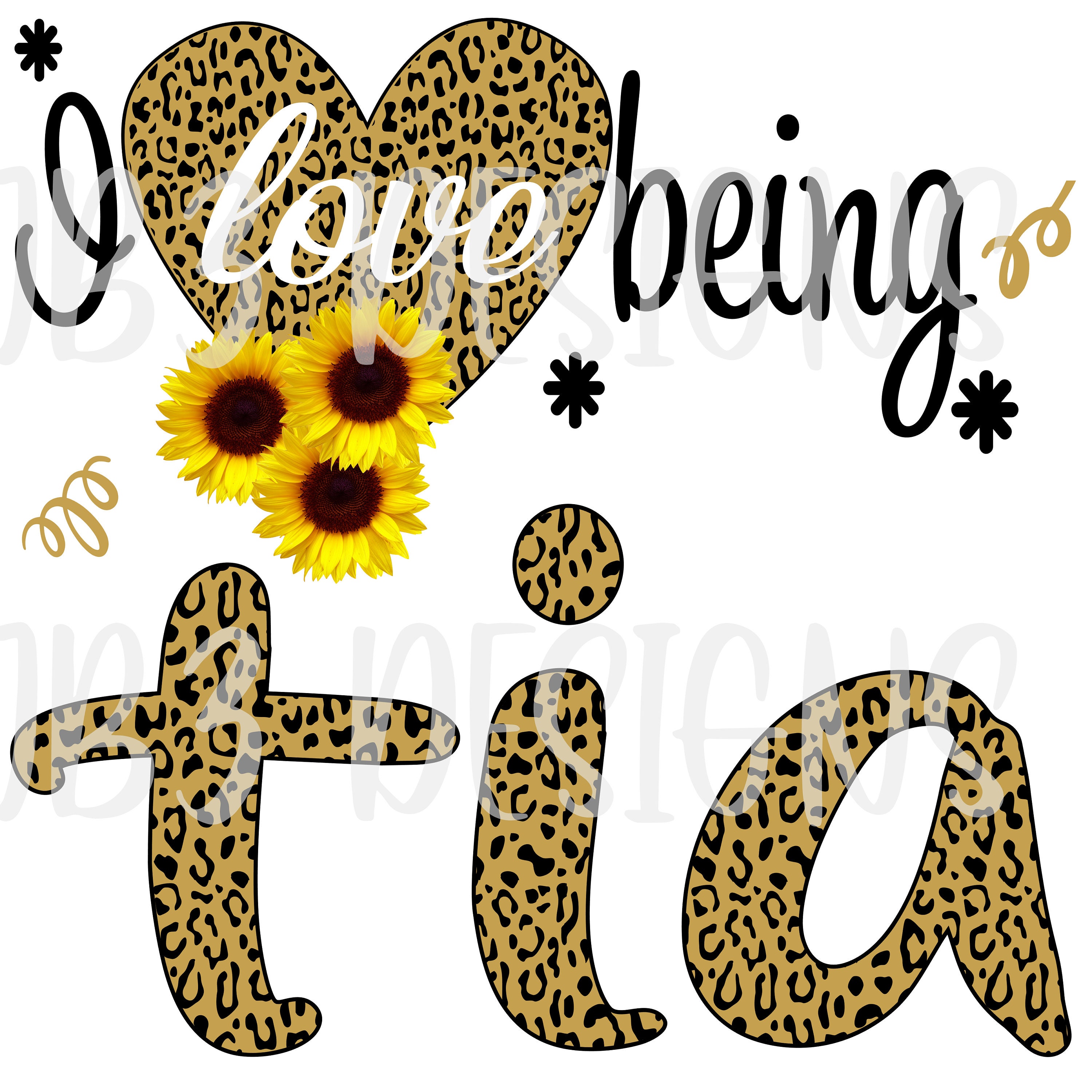 I love being a TIA PNG Sublimation | Etsy