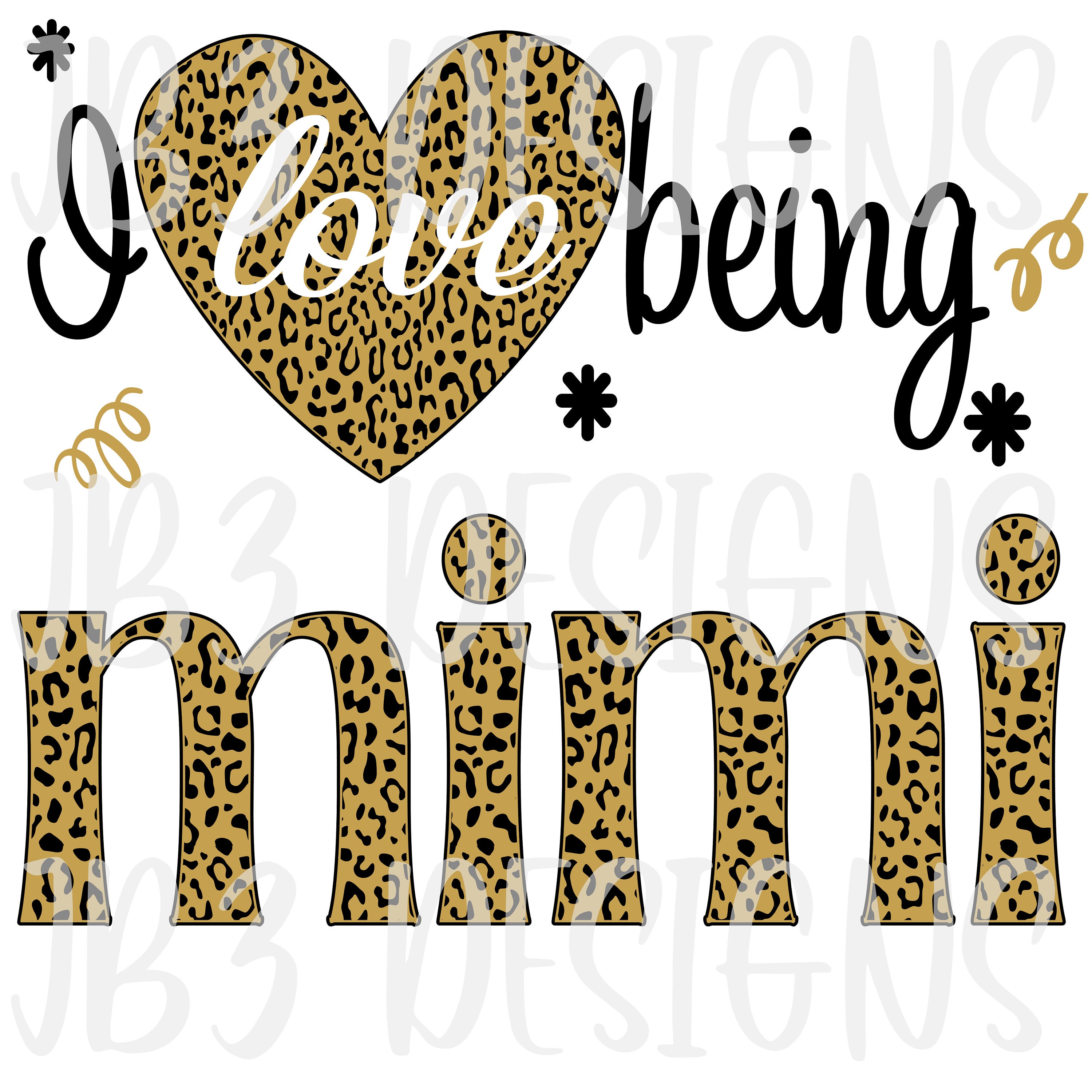 I Love Being a MIMI SVG and PNG Sublimation - Etsy