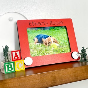 Toy Story Inspired Personalized Etch-a-sketch Photo Frame // Disney ...