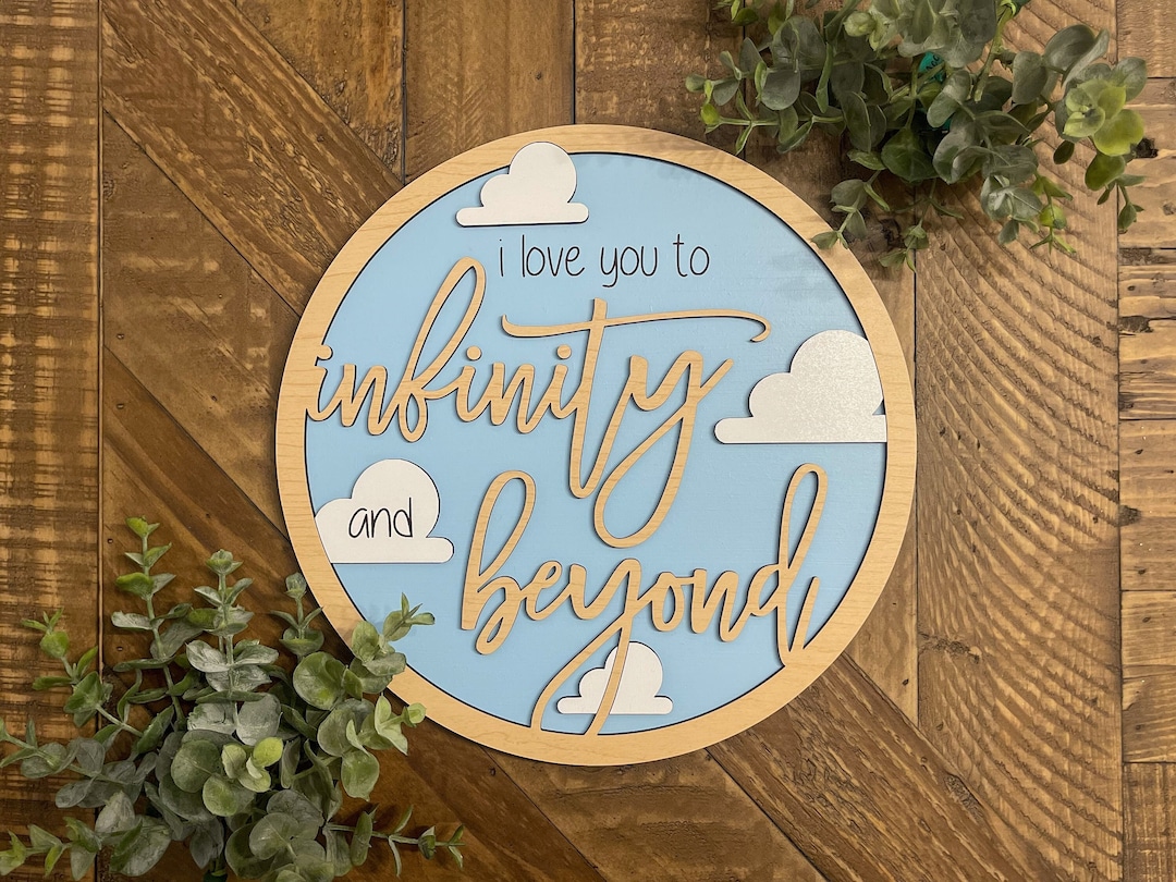 10" Toy Story Inspired Nursery Sign // Disney Nursery // Infinity ...