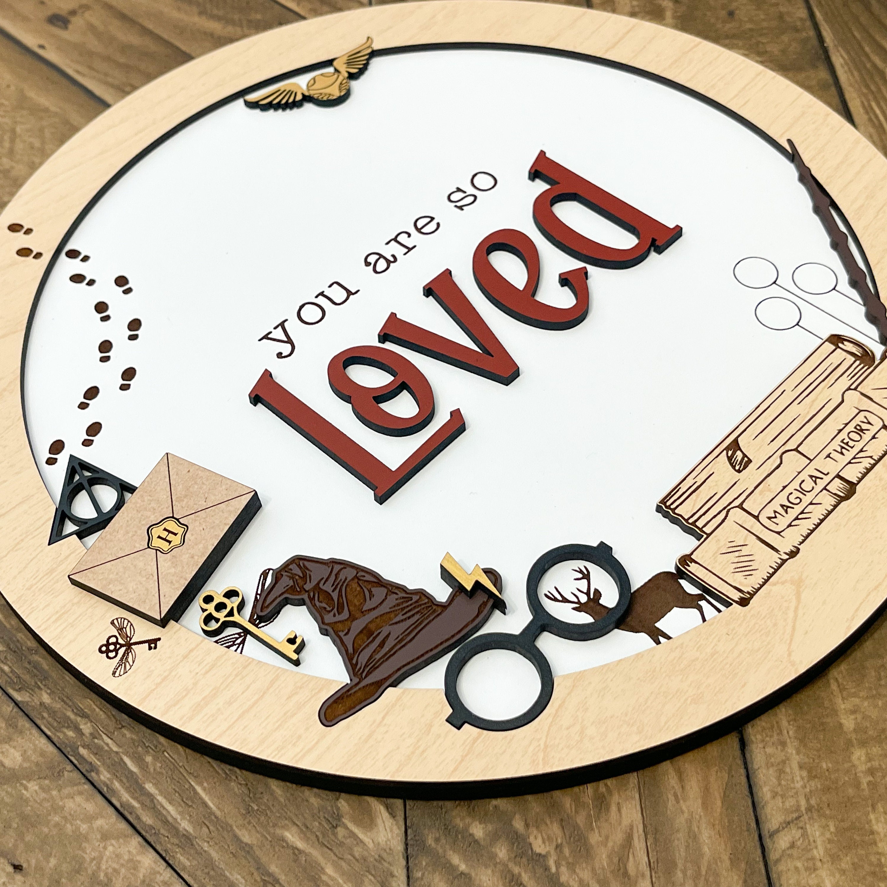 10" Harry Potter Inspired Sign // You Are so Loved // Harry Potter ...