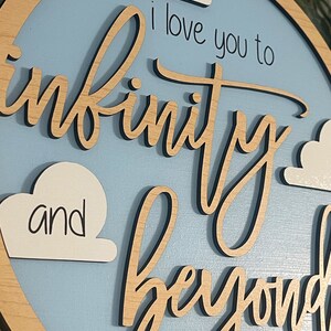 10" Toy Story Inspired Nursery Sign // Disney Nursery // Infinity ...