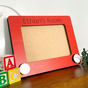 Toy Story Inspired Personalized Etch-a-sketch Photo Frame // Disney ...