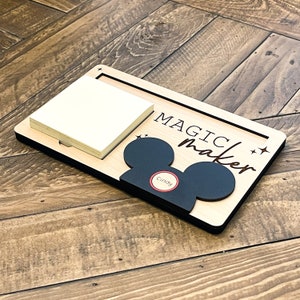 Magic Maker Disney Inspired Sticky Note & Pen Holder // Disney Teacher ...