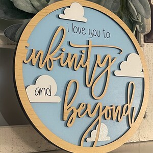 10" Toy Story Inspired Nursery Sign // Disney Nursery // Infinity ...