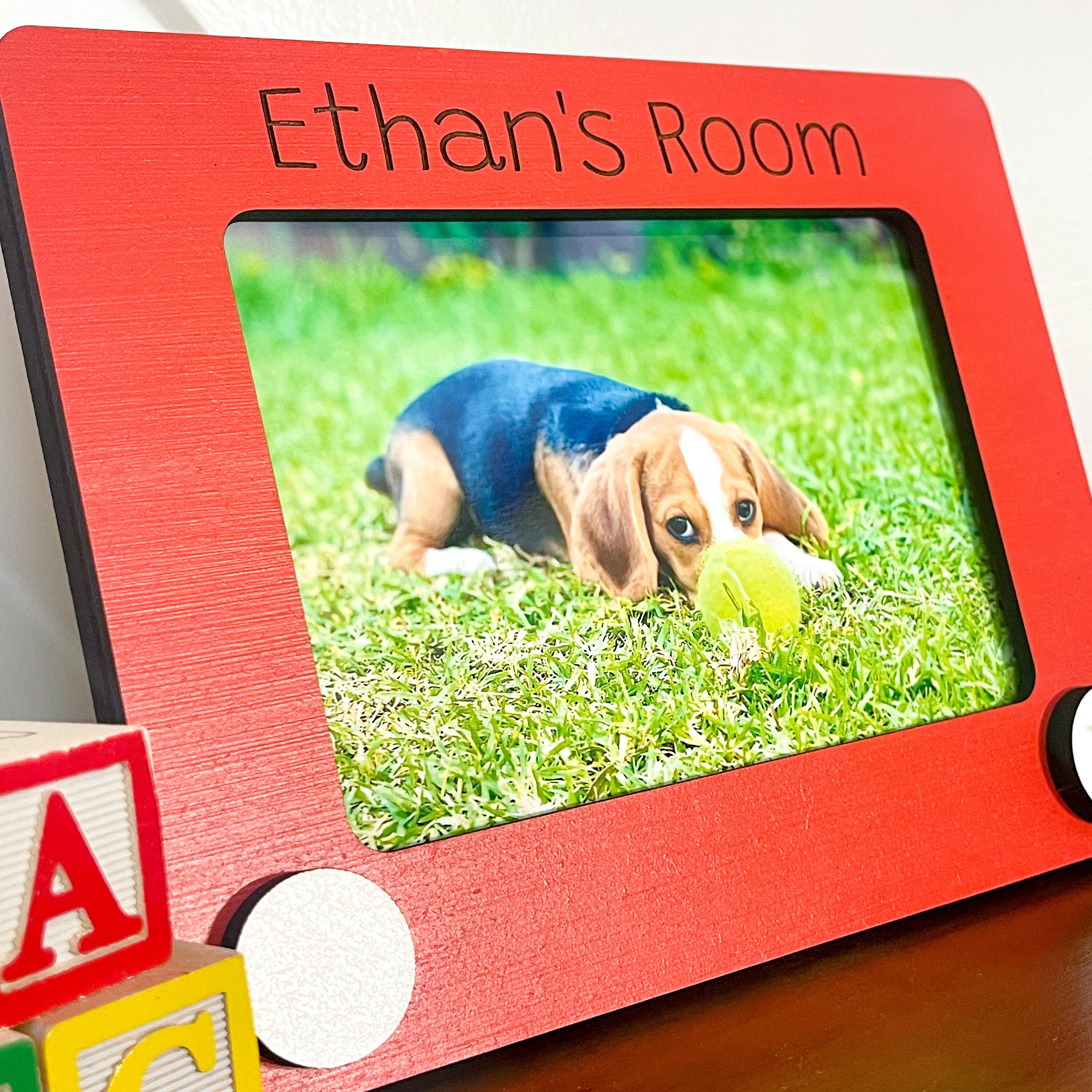Toy Story Inspired Personalized Etch-a-sketch Photo Frame // Disney ...