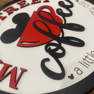 10 Main Street Coffee Sign // Disney-inspired Coffee Decor // Mickey ...