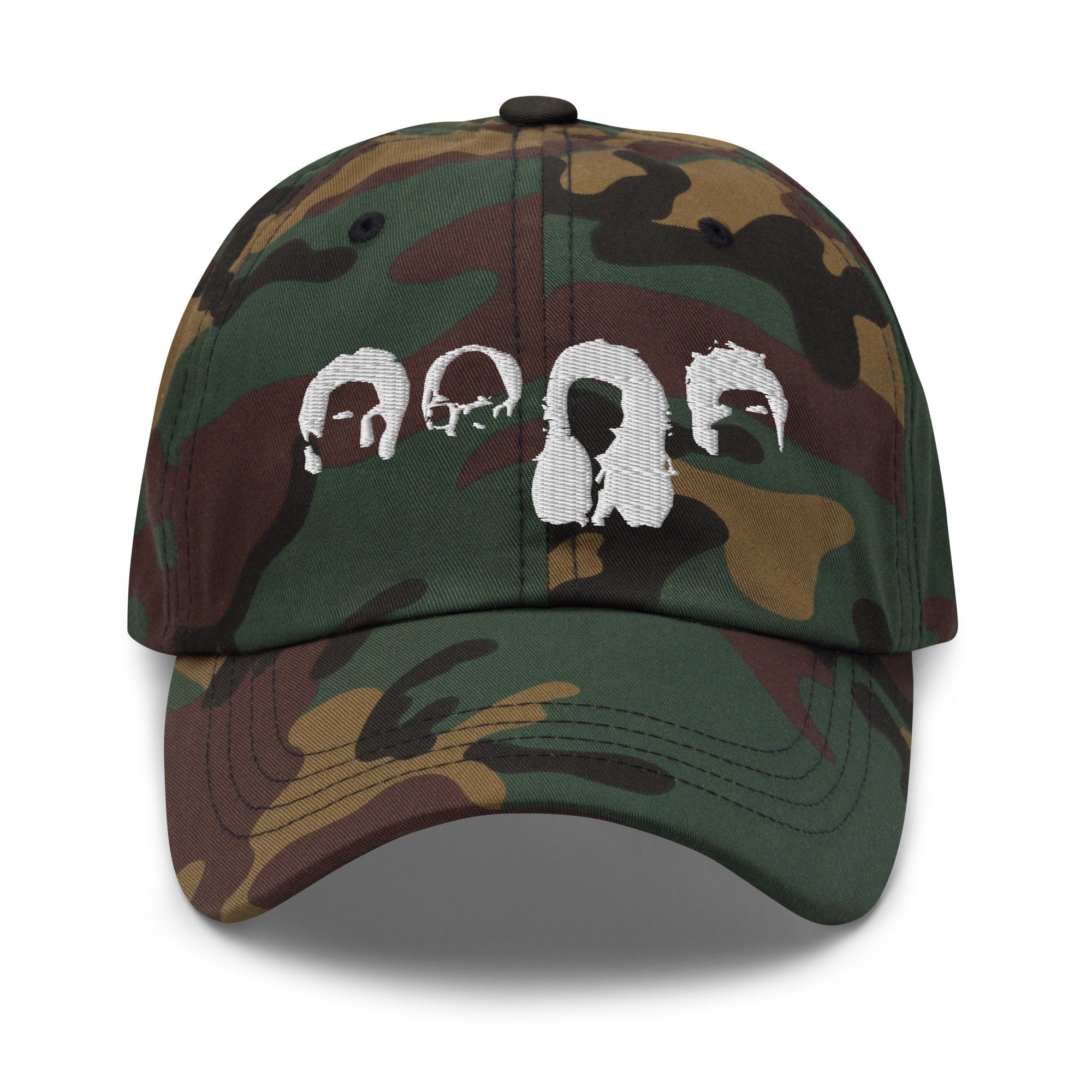 Seinfeld Silhouette Hat White Embroidery - Etsy