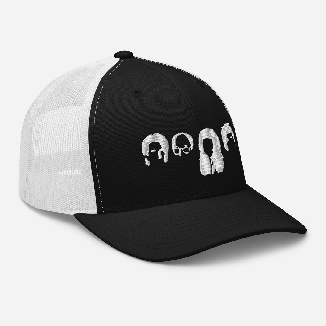 Seinfeld Silhouette Trucker Cap. White Embroidery - Etsy