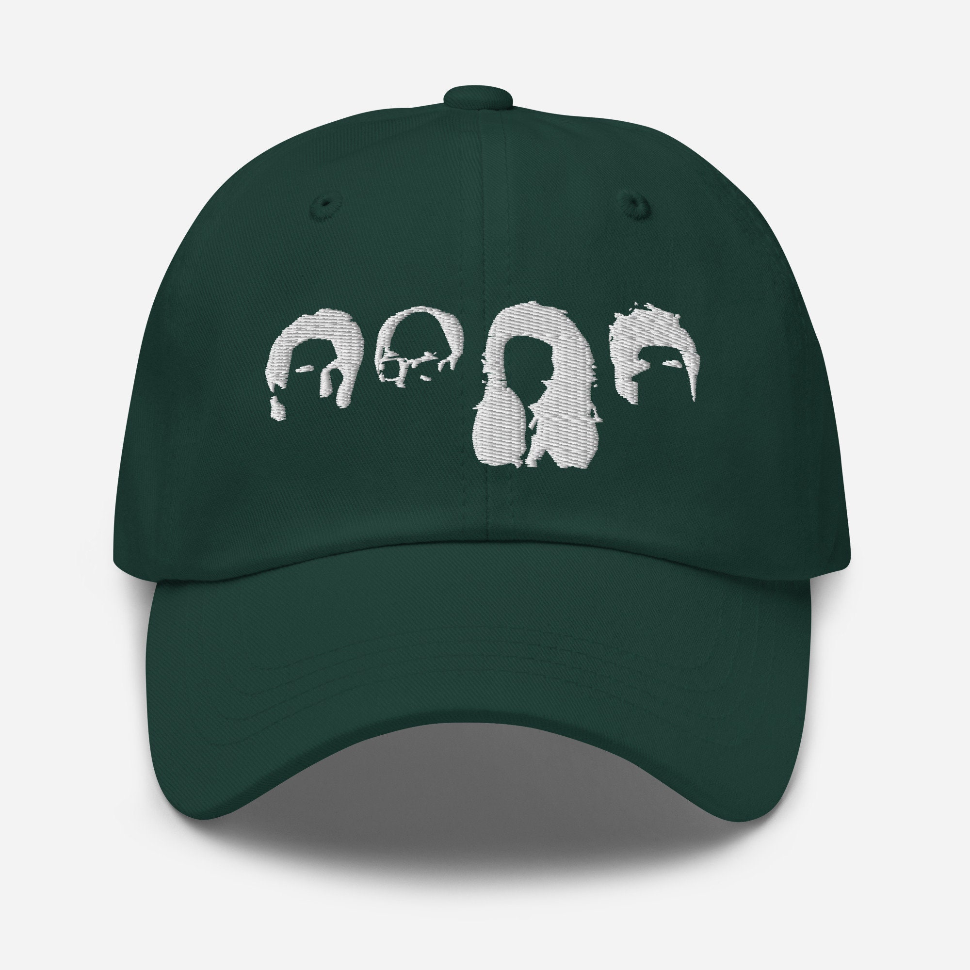 Seinfeld Silhouette Hat White Embroidery - Etsy