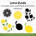 Lemon SVG Bundle - Cricut - Lemons PNG - Clipart - Cute Lemon Cricut ...