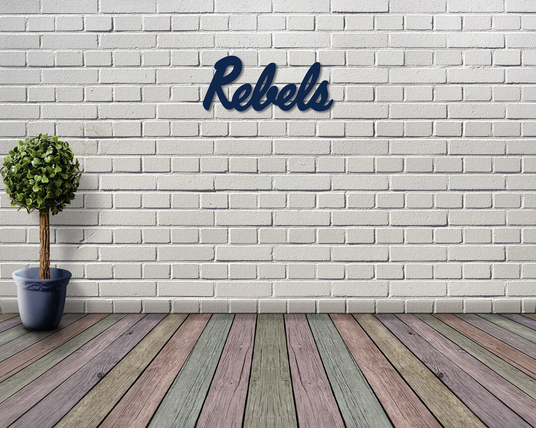 Ole Miss Script Rebels Sign - Etsy