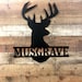 Whitetail Buck Monogram - Etsy