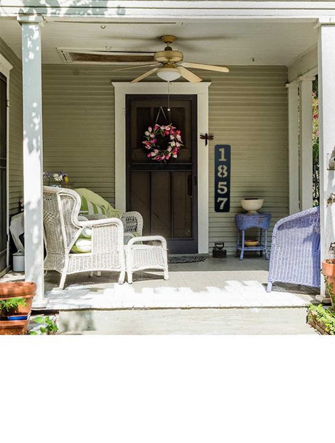 Vertical Address Sign - Etsy