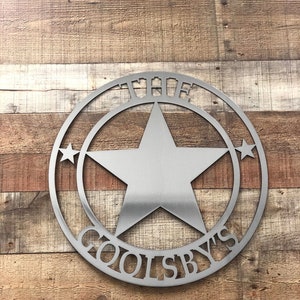 Texas Star Monogram #1 - Etsy