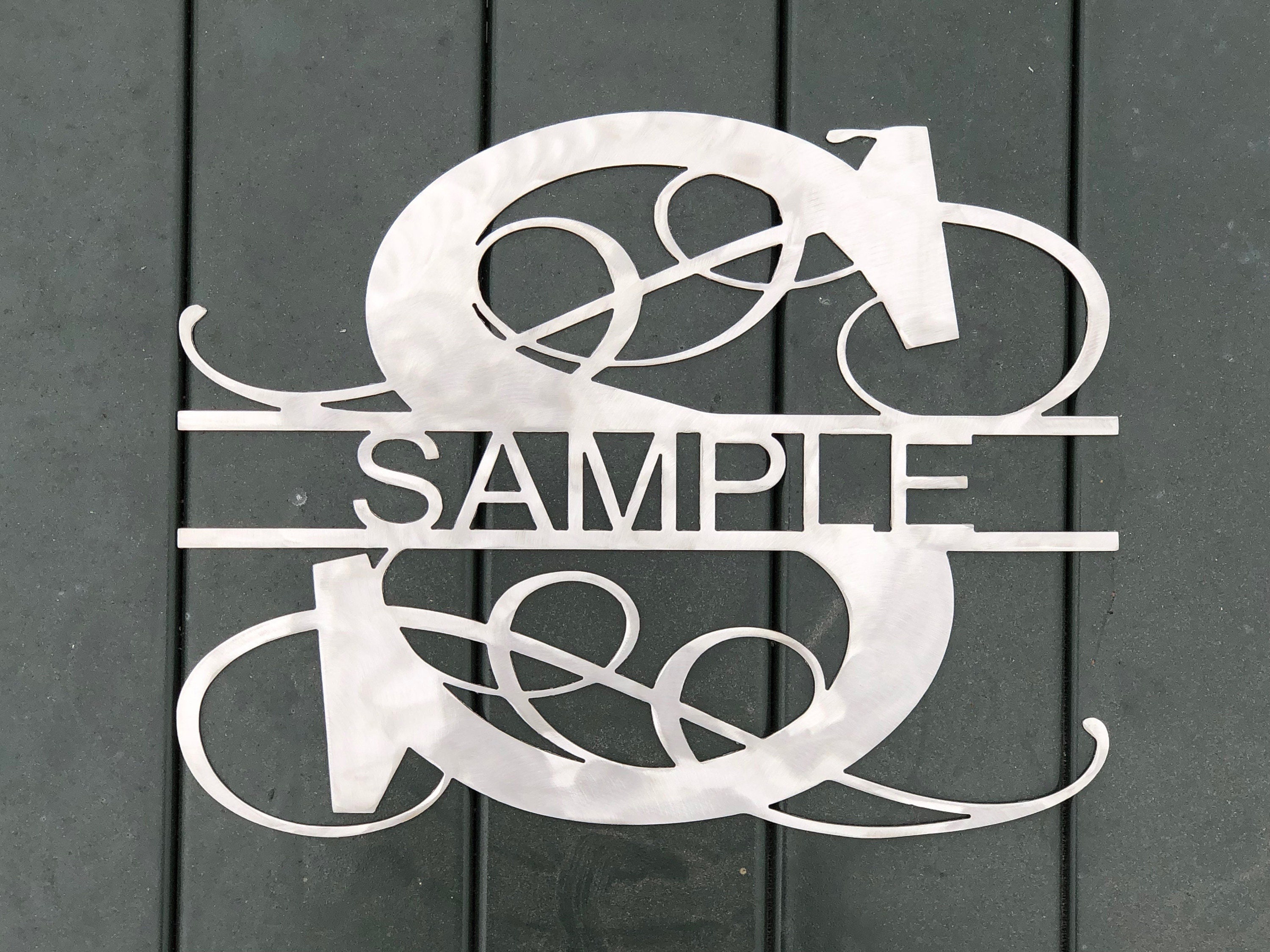 Swirl Monogram | Etsy