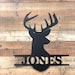 Whitetail Buck Monogram - Etsy