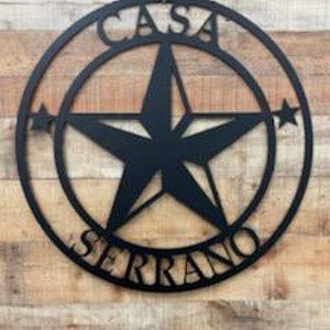 Texas Star Monogram #2 - Etsy