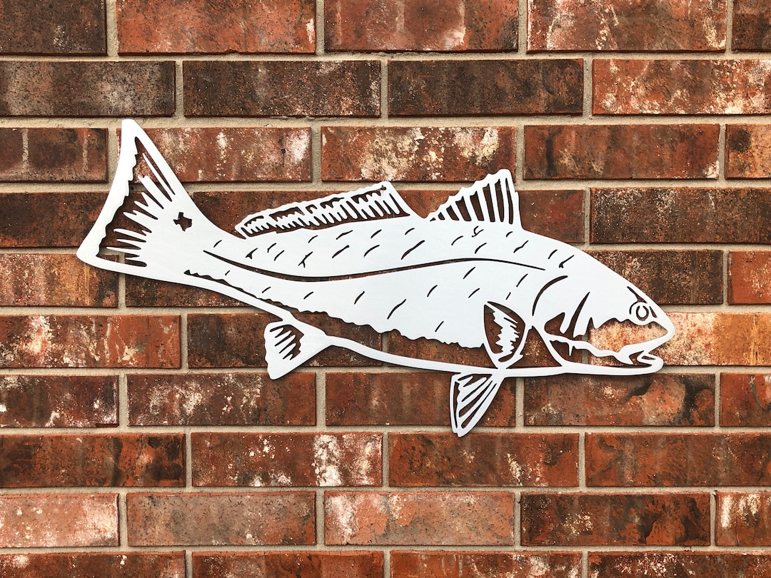 Texas Redfish Sign Fishing Outdoor Boat Metal Sign - Etsy