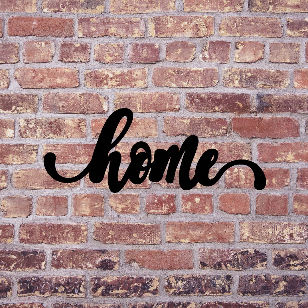 Home Sign Home Metal Word Farmhouse Home Decor Realtor Gift ...