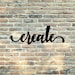 Create Sign Cursive Metal Wall Art Home Decor Custom Word Cutout ...