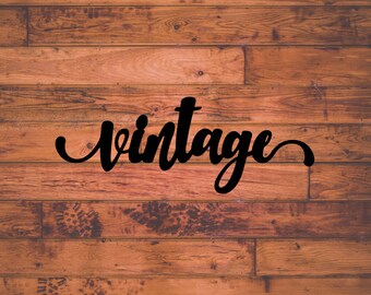 Create Sign Cursive Metal Wall Art Home Decor Custom Word | Etsy