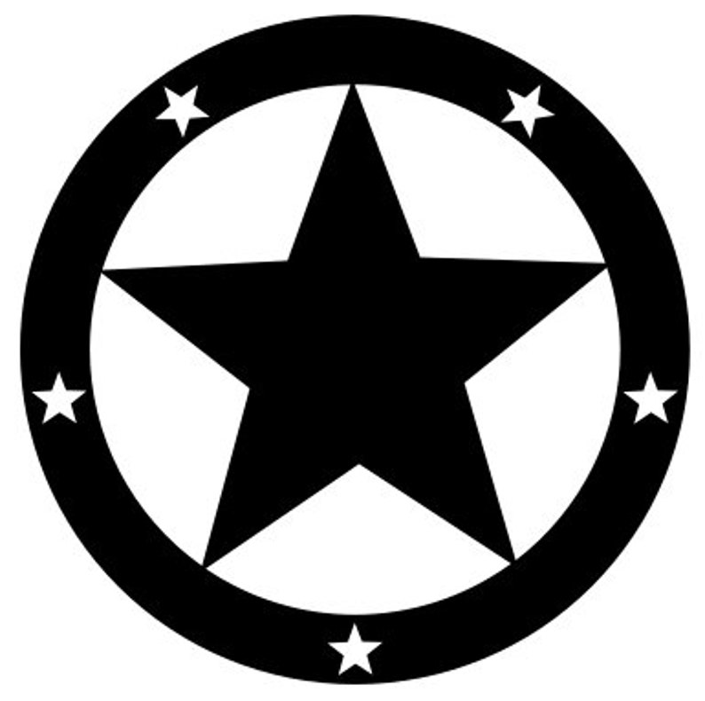 Circle Star 40in - Etsy