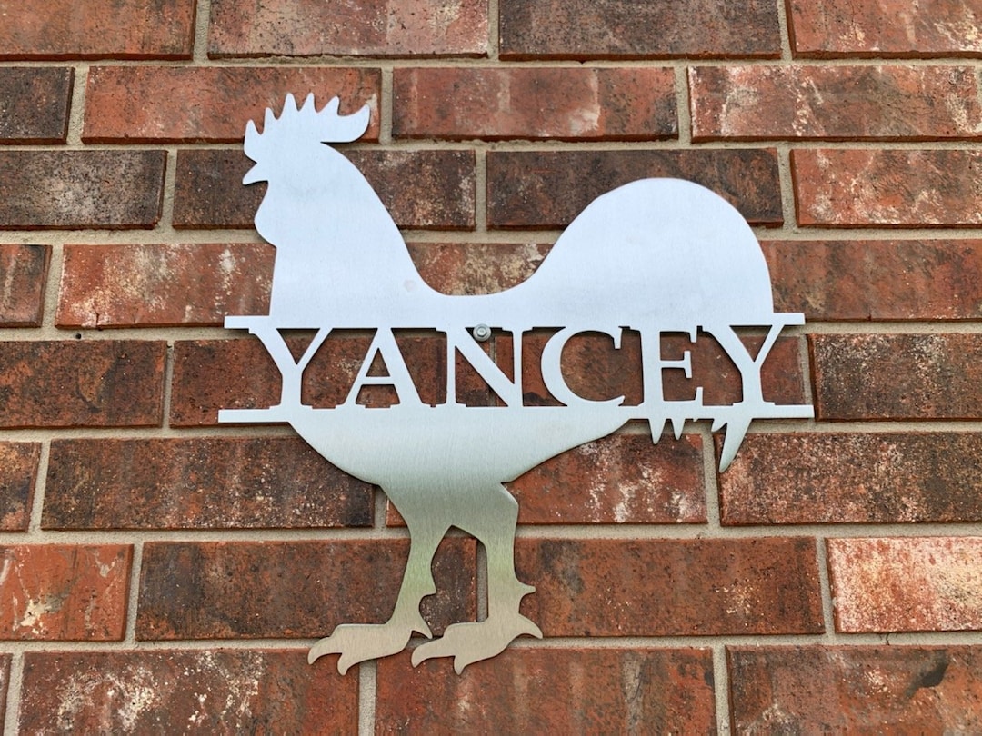 Rooster Monogram - Etsy