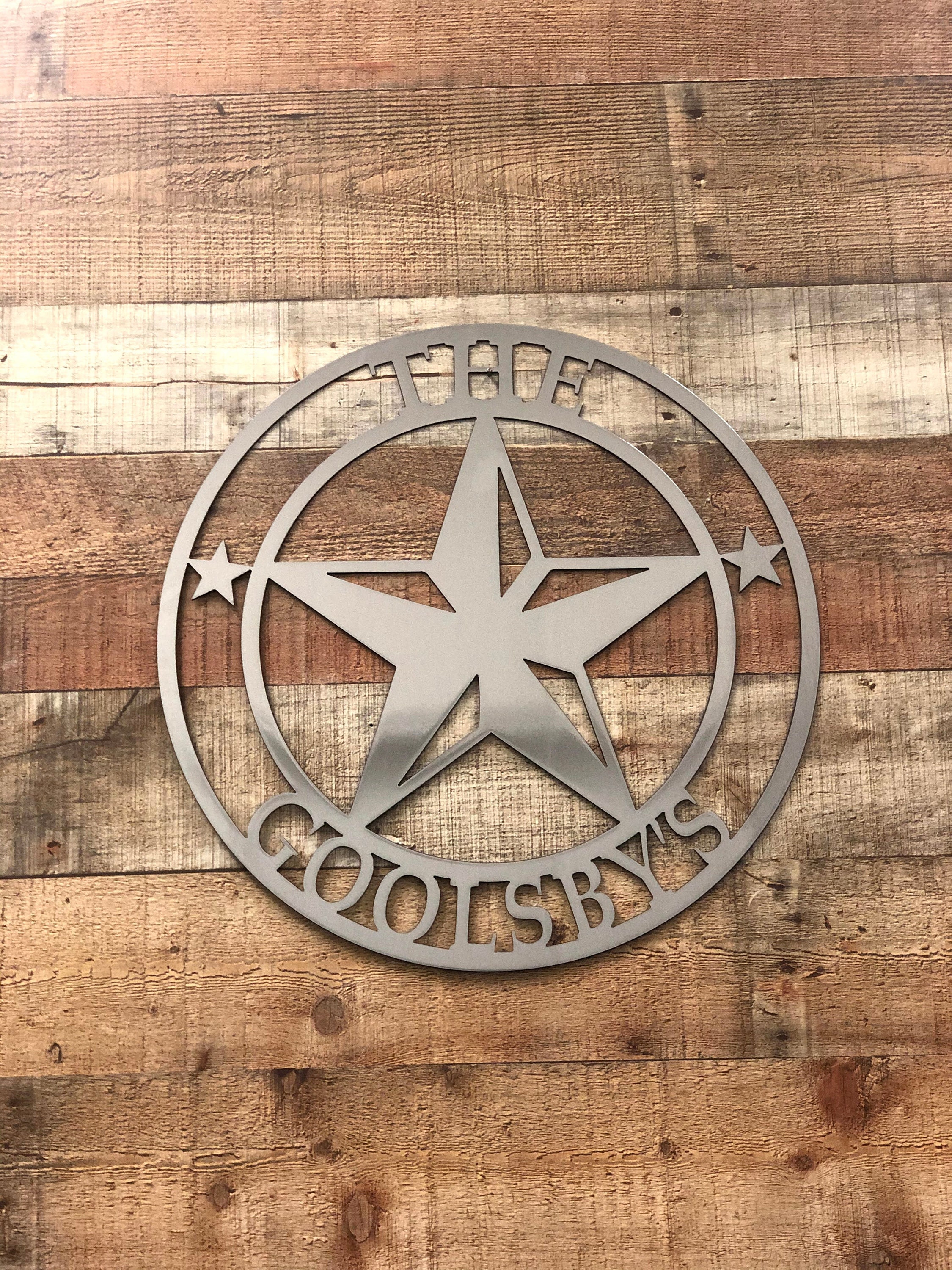 Texas Star Monogram #2 - Etsy